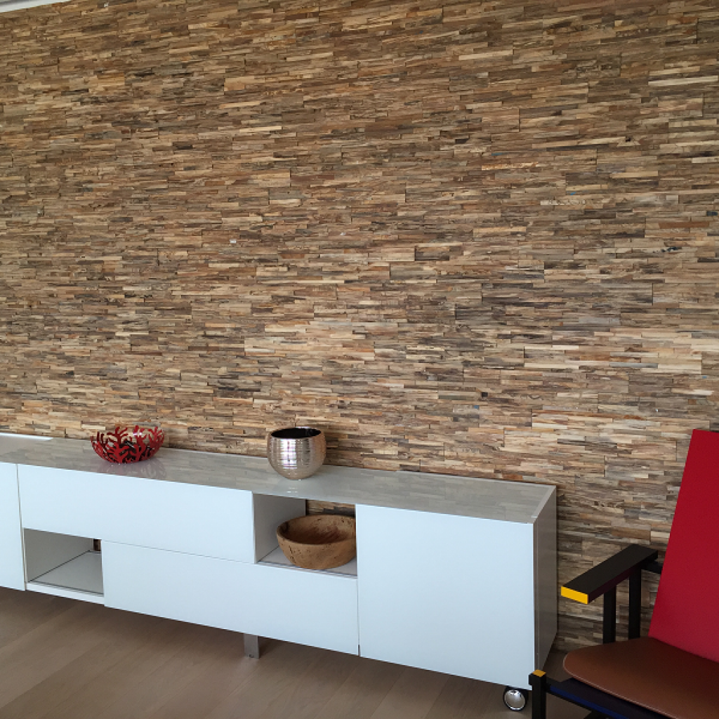 Holz Wandverkleidung Teak modern schlicht | BS-Holzdesign