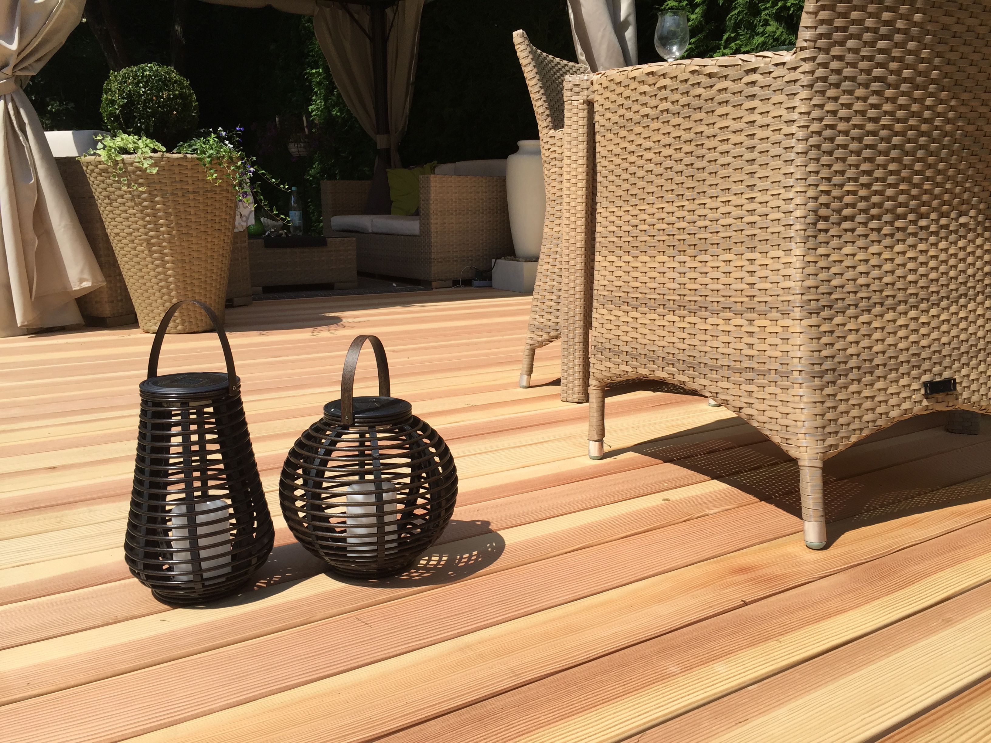 Douglasie Holzterrasse bis 8m lange Terrassendielen | BS-Holzdesign